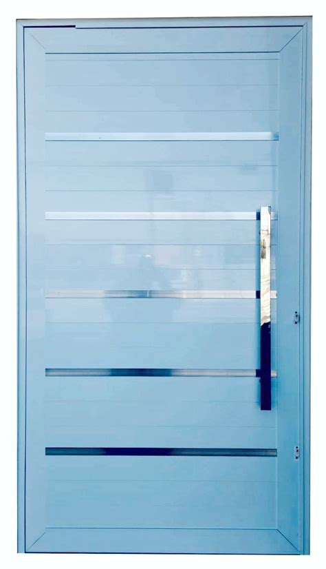 Porta Pivotante Lambril Frisos Puxador Cm Duas Fechaduras