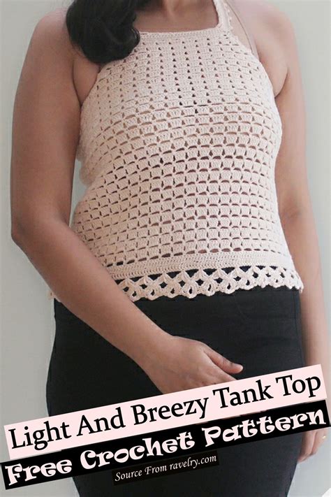 Free Crochet Tank Top Patterns For Summer Diyscraftsy