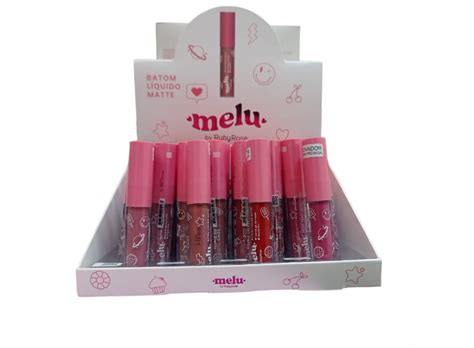 Batom L Quido Matte Melu G C Unid Ruby Rose Rr Bem