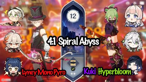 C0 Lyney Mono Pyro X Kuki Shinobu Hyperbloom Genshin Impact 4 1 NEW