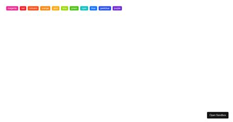 反色多彩标签 antd 5 12 1 Codesandbox