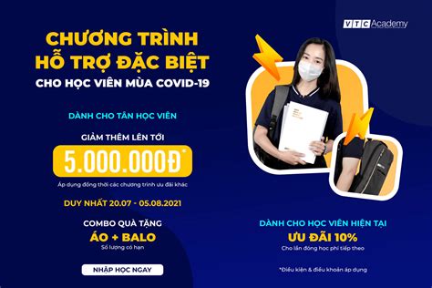 VTC Academy ra mắt chương trình ưu đãi hỗ trợ đặc biệt dành cho học
