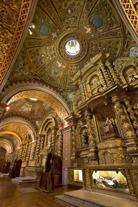 Quito Iglesia De La Jesuita De Compania Del La Ecuador Foto De