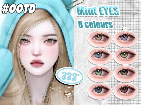 The Sims Resource Mint Eyes