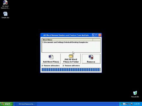 sobolsoft com how to use ms word remove headers and footers from multiple documents software