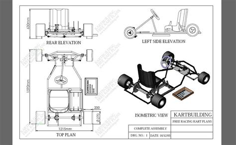 Go Kart Frame Schematics