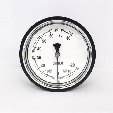 Manomètre à cadran PG 63 20 80 CMH2O BL Seasons Gauge Co Ltd
