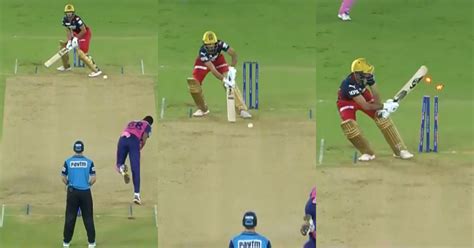 RR Vs RCB Watch Obed McCoy Cleans Up Harshal Patel