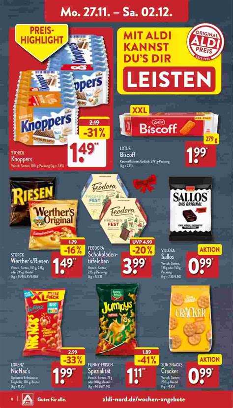 Aldi Nord Prospekt ab 27 11 2023 zum Blättern Prospekt der Woche