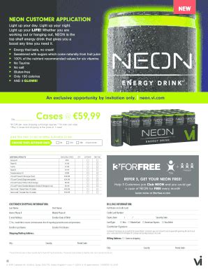 Fillable Online 1093IE002 Customer Application Neon R5 Indd Fax Email