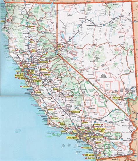 California Map Of Highways What Is A Map Scale