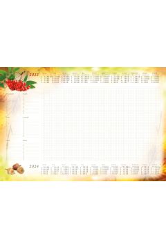 Planer 2024 B3 z listwą Jarzębina TaniaKsiazka pl