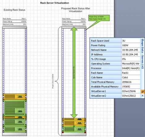 Server Rack Excel Template