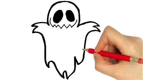 How To Draw Halloween Ghost Como Desenhar Um Fantasma Youtube
