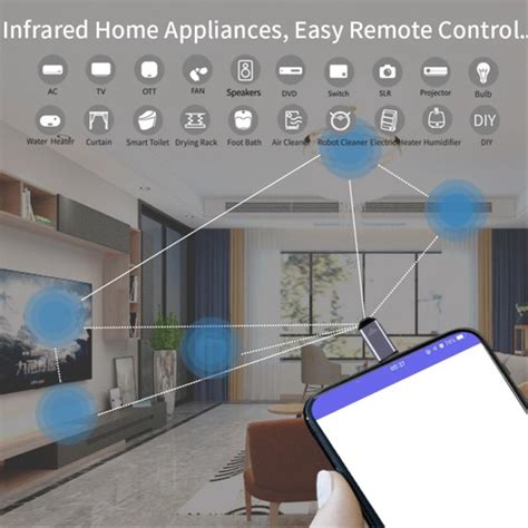 Kablosuz Akıllı Telefon Ir Verici Ir Blasters Klima Tv Fiyatı