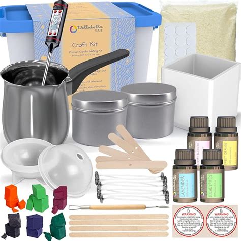 Kit de fabricación de velas de cera de soja suministros de bricolaje