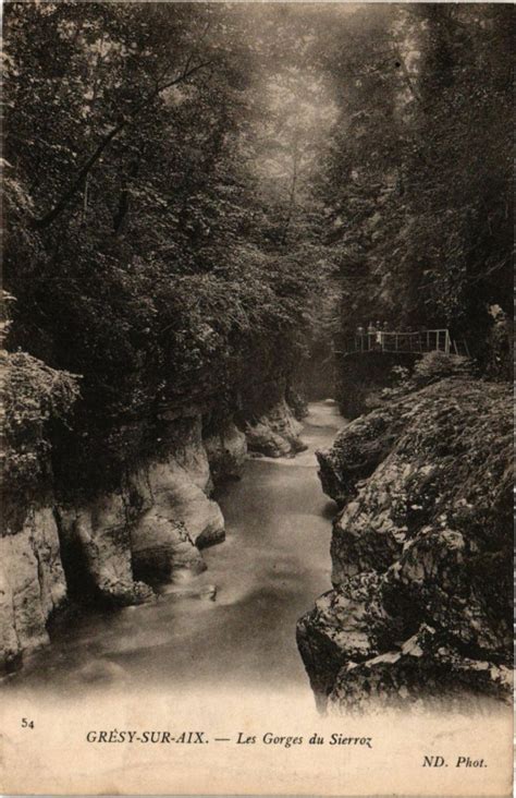 Gresy sur Aix Les Gorges du Sierroz à Grésy sur Aix Cartorum