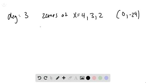 solved for the following exercises use the given information about the polynomial graph to