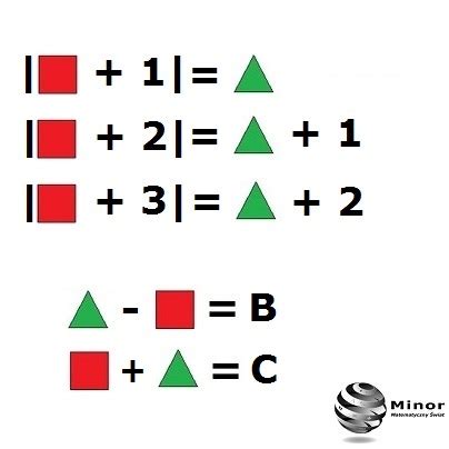 Blog matematyczny Minor Matematyka Równanie z modułem