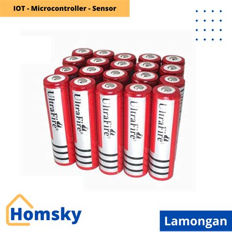 Jual Baterai 18650 Ultrafire 9900Mah Untuk Senter Nodemcu ESP8266 IOT