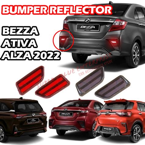 Perodua Ativa 2021 Alza 2022 Bezza 2020 Rear Bumper Reflector With