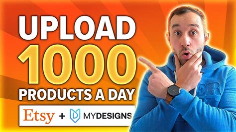 BULK Upload To ETSY FREE MyDesigns Print On Demand Tutorial YouTube
