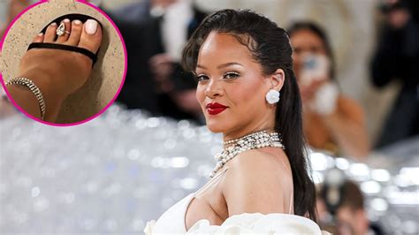 Rihanna Wears Massive Diamond Toe Ring ‘quiet Luxury Us Weekly