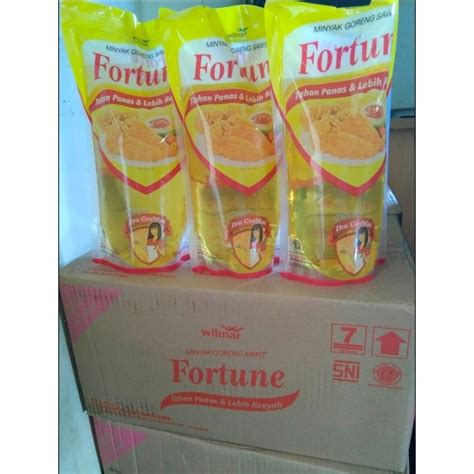 Jual 1 Dus Minyak Goreng Fortune Varian 1 LITER DAN 2 LITER Shopee