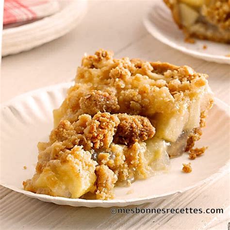 Tarte aux pommes façon crumble