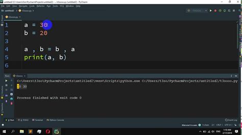 How To Swap Two Variables In Python YouTube
