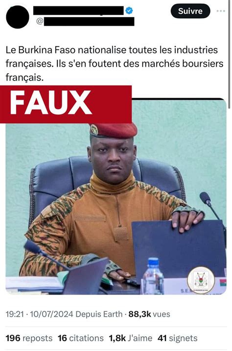 Le Burkina Faso a t il réellement décidé de nationaliser toutes les
