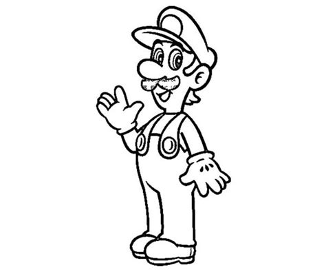 35 Desenhos De Luigi Do Mario Para Imprimir E Colorir
