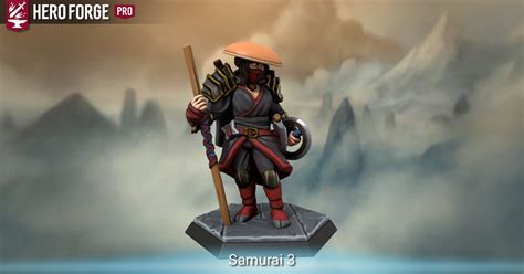 Samurai 3 Made With Hero Forge