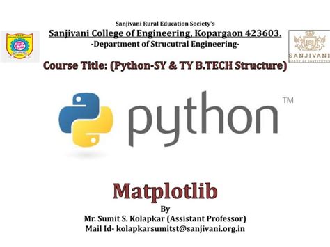 Introduction To Data Visualizationmatplotlibpdf