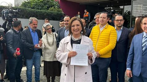 Xóchitl Gálvez presenta queja ante INE contra Claudia Sheinbaum MVS