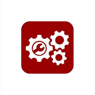 Colorful Gear Illustration And Setting Vector 5475673 Vector Art At