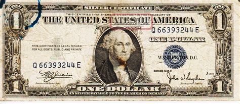 Series 1935 C One Dollar Silver Certificate Fair