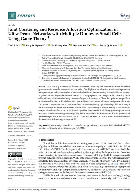 pdf joint clustering and resource allocation optimization in ultra dense networks with