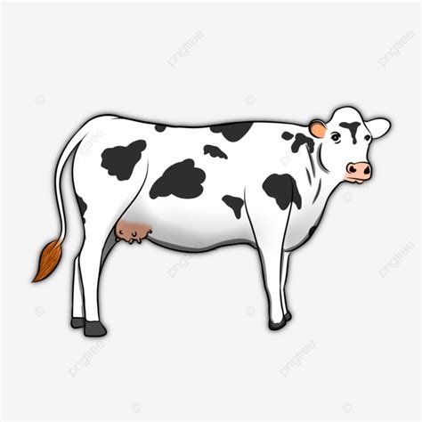 Imagen De Dibujos Animados De Vaca Lechera PNG Ordeño De Vacas Vacas