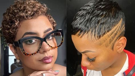 9 Trendy Attractive Short Haircut Styles For Black Women YouTube