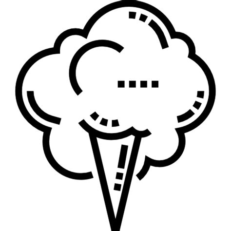 Algodón de azúcar Icono Gratis