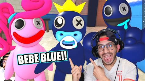 Bebe Blue En Rainbow Friends Morphs El Hijo De Blue Rainbow Friends