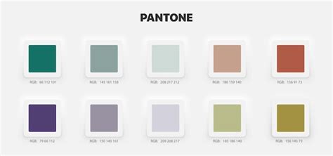 Amostras Do Cat Logo De Paletas Do Guia De Cores Pantone Em Vetor De