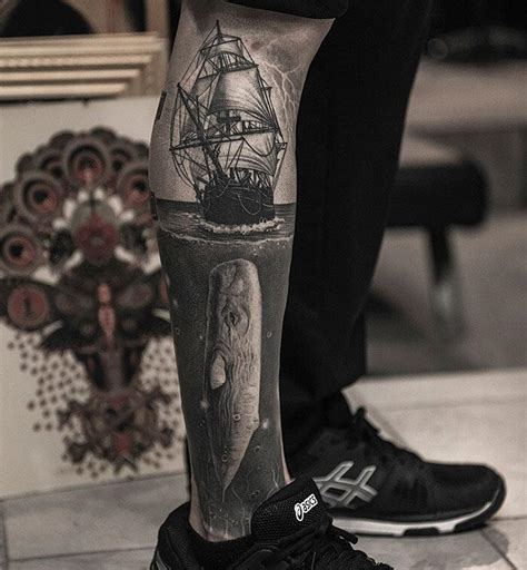 Tatuaggi Gambe Esempi Su Coscia Polpaccio Ginocchio E Stinco