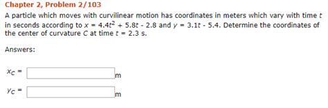 solved a particle which moves with curvilinear motion has