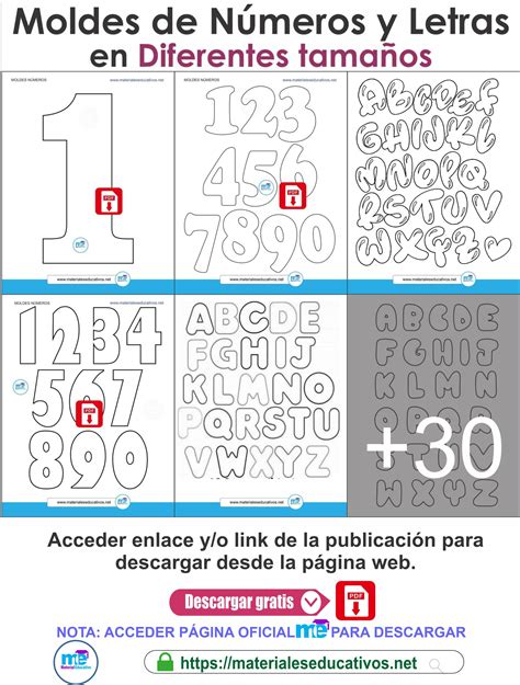 Moldes De N Meros Y Letras Para Imprimir Documentos Completos En Pdf