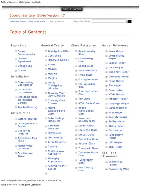 codeigniter user guide 1 7 pdf