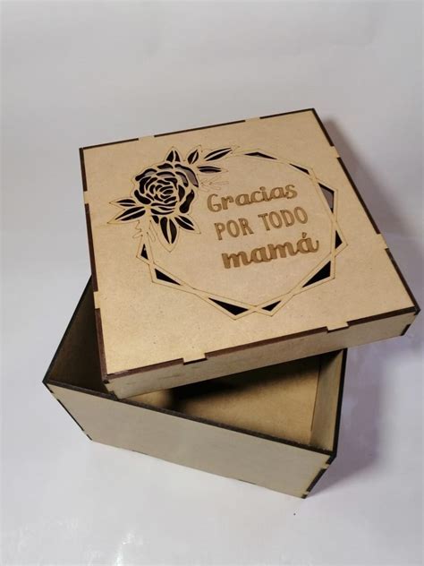 Cajas En Mdf Para Regalo X X Cm De Alto Mercado Libre