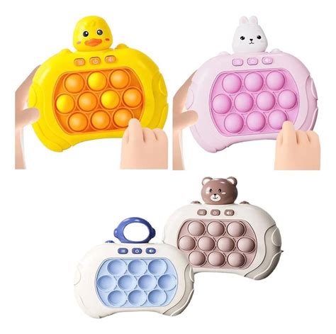 Brinquedo Game Pop Educativo Eletrônico Anti Stress LED Som Atualizado