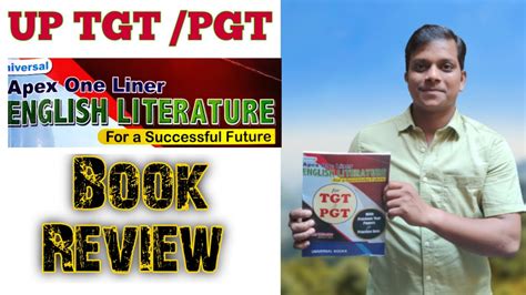 Review Of A Book Tgt Pgt Apex One Liner English Literature Book By